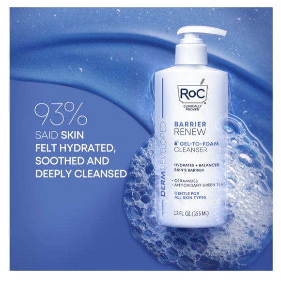 Roc | Skincare | Roc Barrier Renew Geltofoam Cleanser | Poshmark